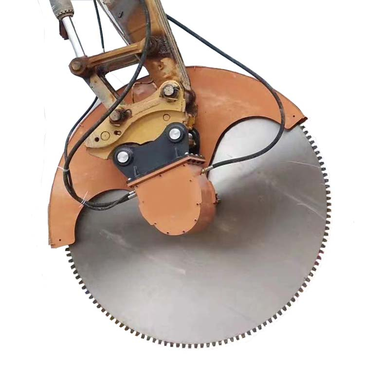 Granite Saw Cutter Hydraulic Excavator Rock Saw Attachment for Cutting ...