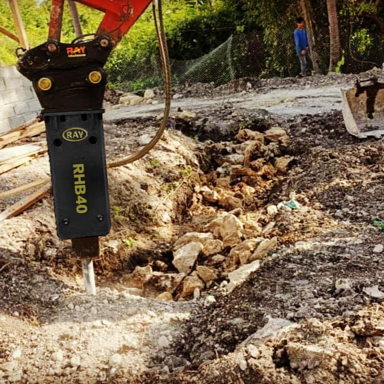 Hydraulic concrete breaker RHB140 - RAY Attachments