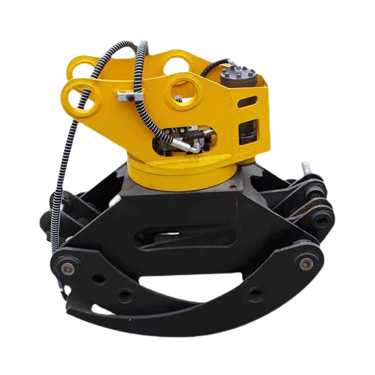 0.12m² Rotator Hydraulic Log Grapple for Excavator Loader Timber ...