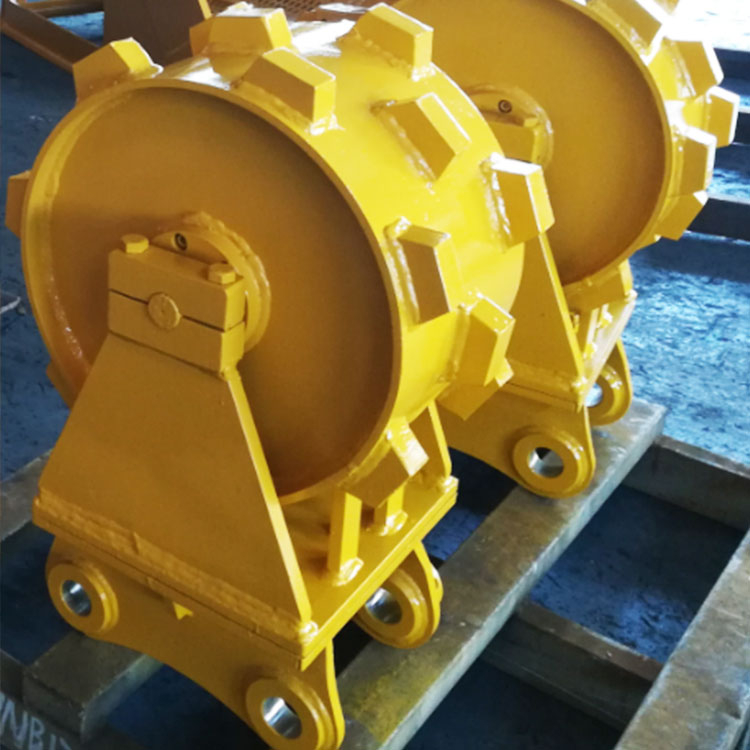 OEM Excavator Compactor Wheel Road Compaction Roller Compaction Wheel ...