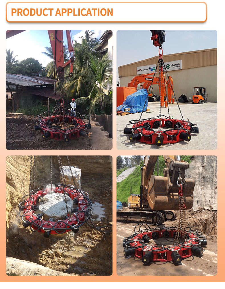 Customized Vibro Pile Driver SP380-RAY Attachments