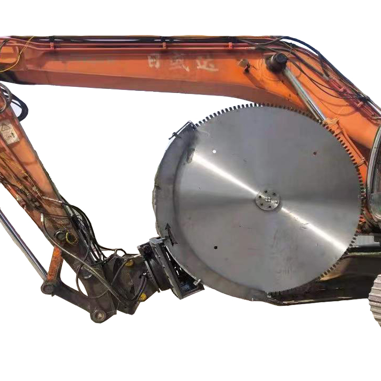 Granite Saw Cutter Hydraulic Excavator Rock Saw Attachment for Cutting ...