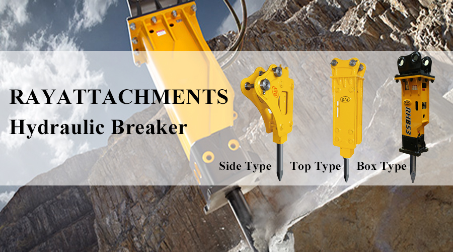 Box Type Hydraulic Breaker RHB165 for 30~42 T Excavator - RAY Attachments