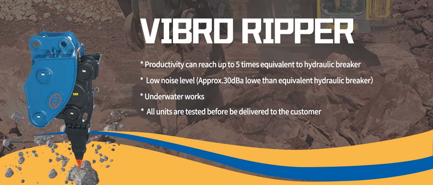 Hydraulic new vibro ripper for excavator Excavator Vibro Ripper mini ...